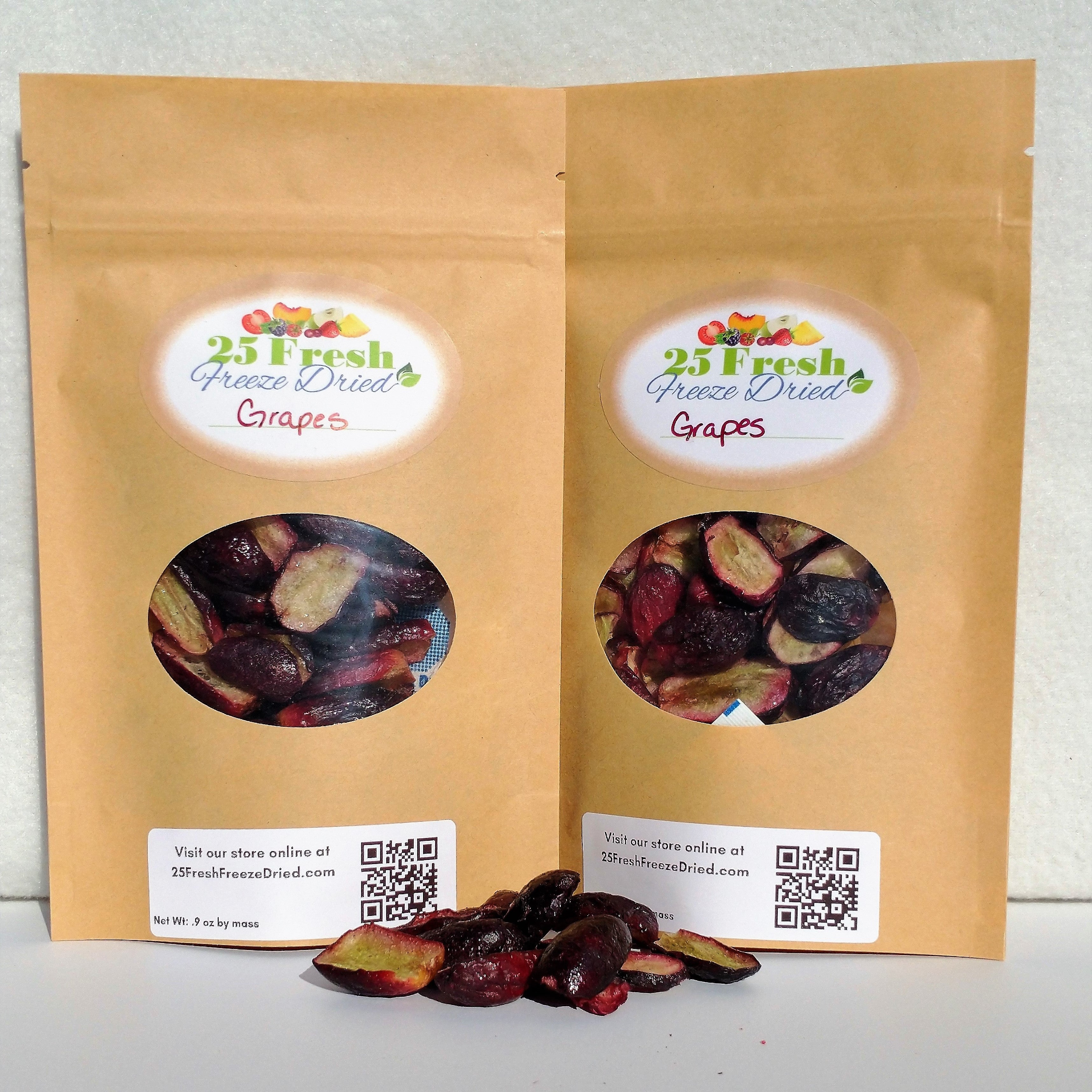 Grapes – 25 Fresh Freeze Dried